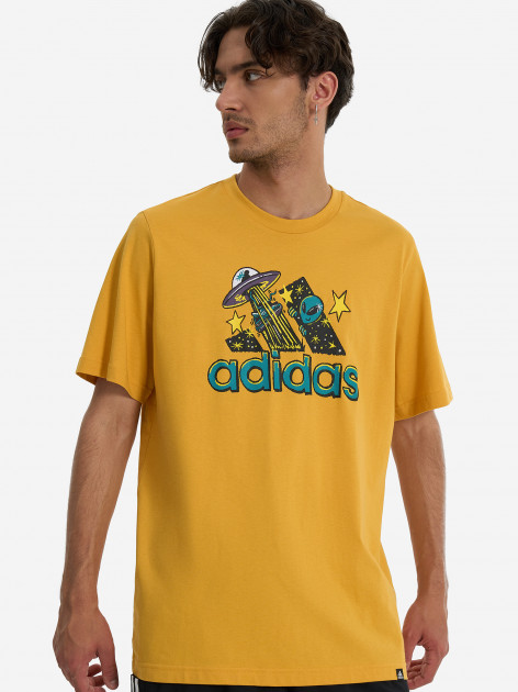 Футболка мужская adidas Doodle арт. IL2830 желтый цвет — купить за 1749 ...