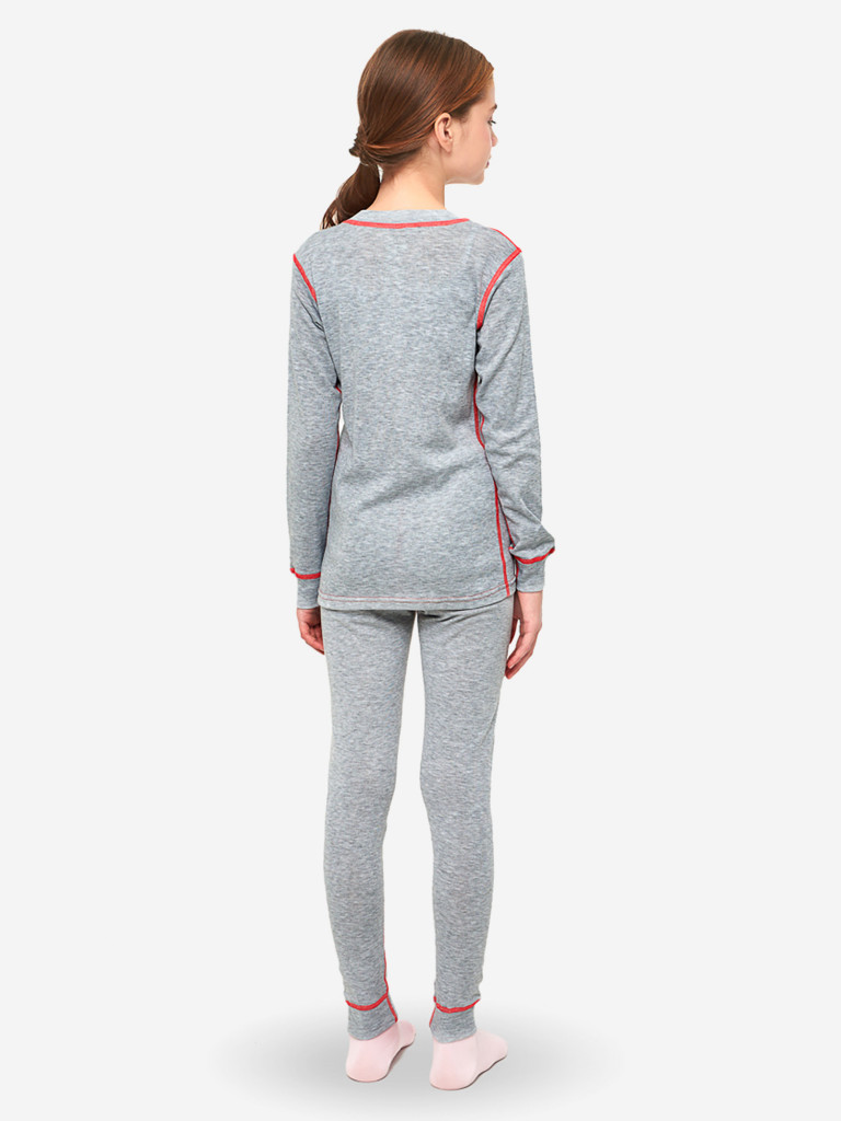 Комплект термобелья для девочки Oldos СВ.СЕРЫЙ_КОРАЛЛОВЫЙ цвет — купить за 2999 руб. со скидкой ...