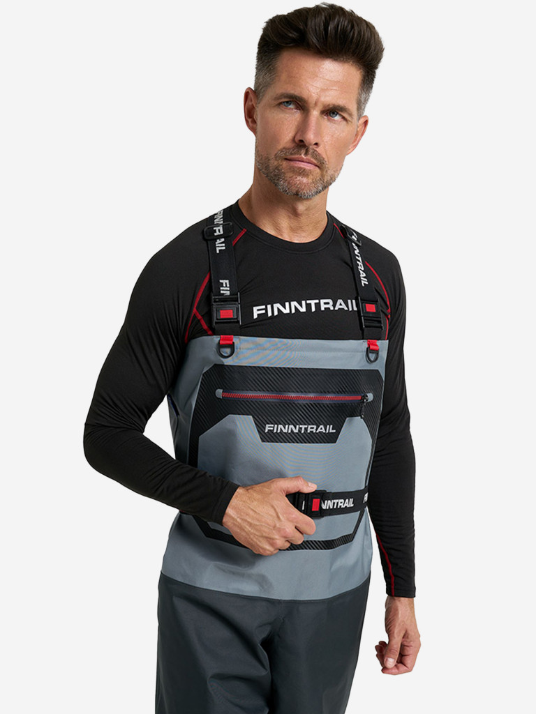 Вейдерсы мужские мембранные FINNTRAIL Airman с сапогом арт. 5260 серый цвет — купить за 13799 ...