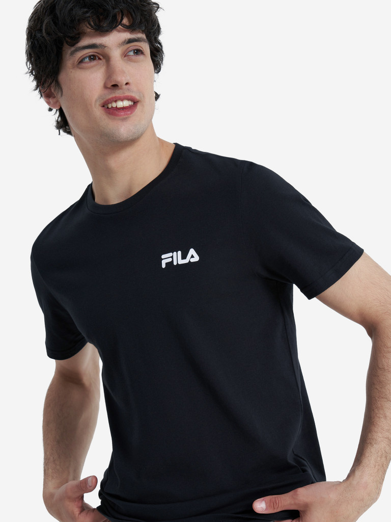 Футболка мужская FILA Essentials арт. 129394 черный цвет — купить за 1299 руб., отзывы в ...