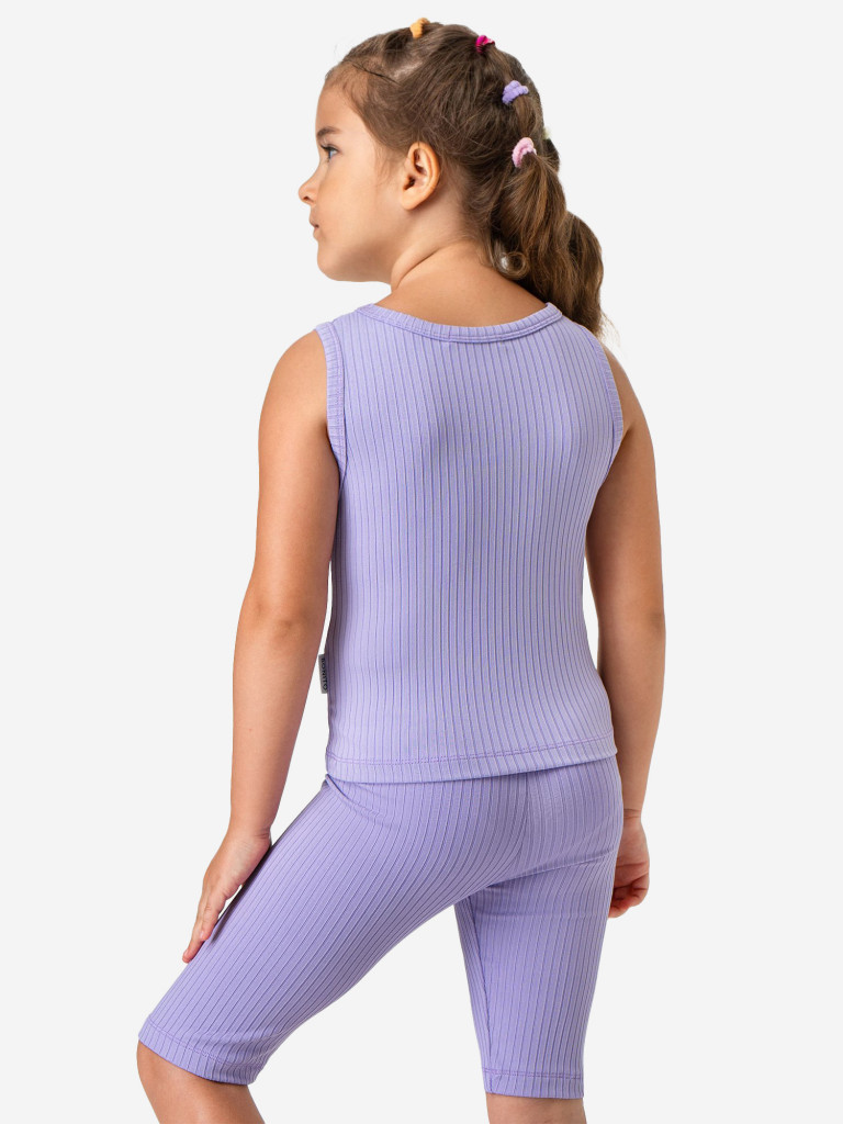 Костюм для девочек в рубчик Bonito kids сиреневый цвет — купить за 712 ...