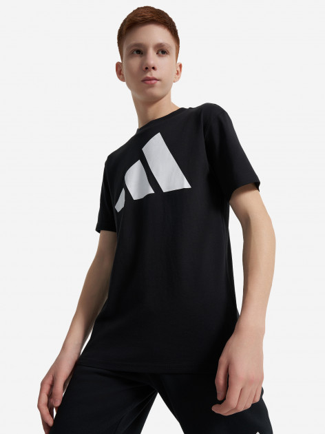 Футболка для мальчиков adidas арт. JC9660 черный цвет — купить за 2079 ...