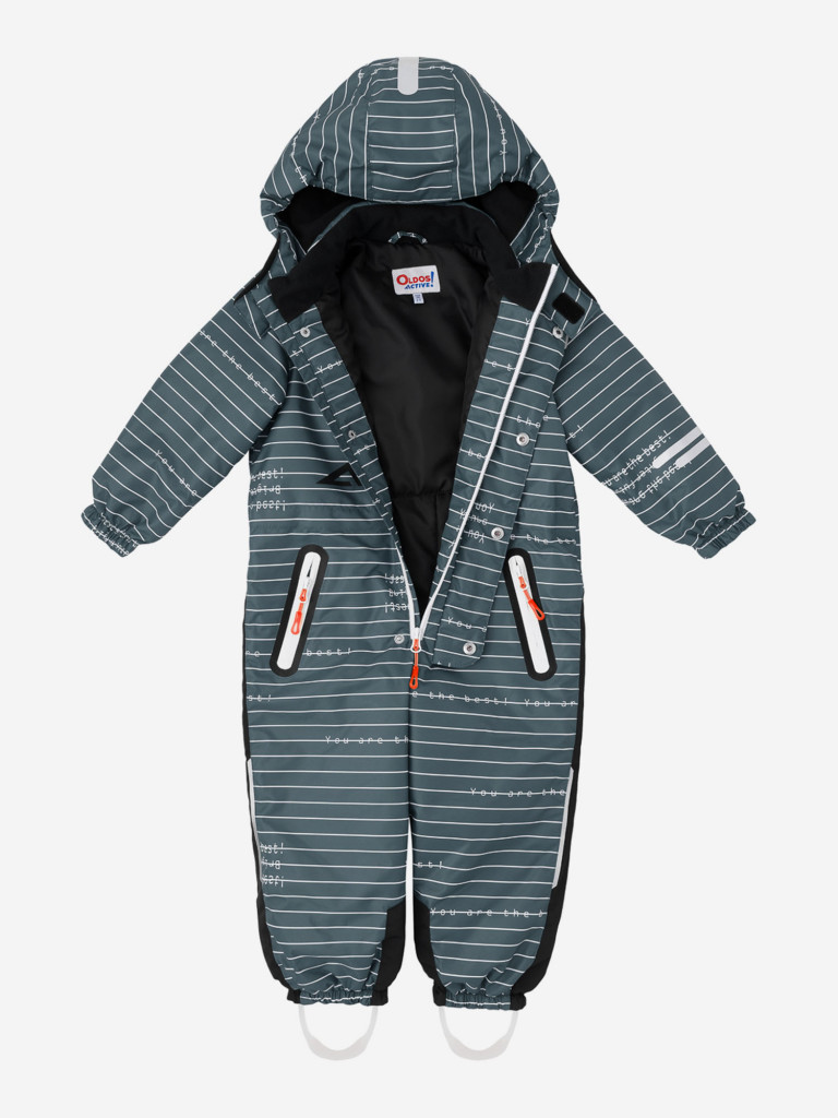 Комбинезон утепленный детский Oldos серо-зеленый цвет — купить за 8599 руб. со скидкой 16 % ...
