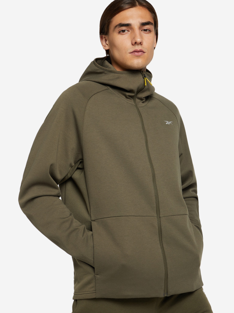 Толстовка мужская Reebok Dmx Training арт. HE9595 зеленый цвет — купить ...