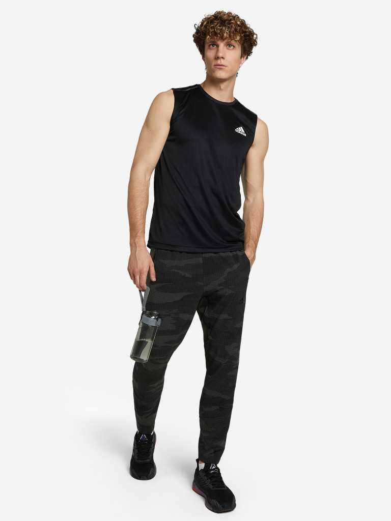 Майка мужская adidas арт. GM2130 черный цвет — купить за 1599 руб. со ...