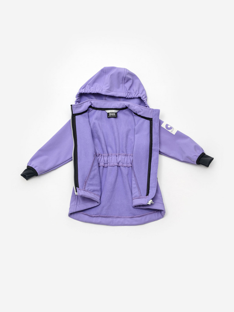 Ветровка Софтшелл SoftShell для девочки Artel фиолетовый цвет — купить за 3205 руб. со скидкой ...