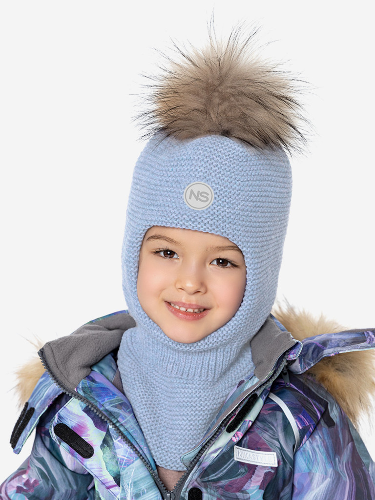 Балаклава NIKASTYLE небесный цвет — купить за 2290 руб. со скидкой 33 %, отзывы в интернет ...