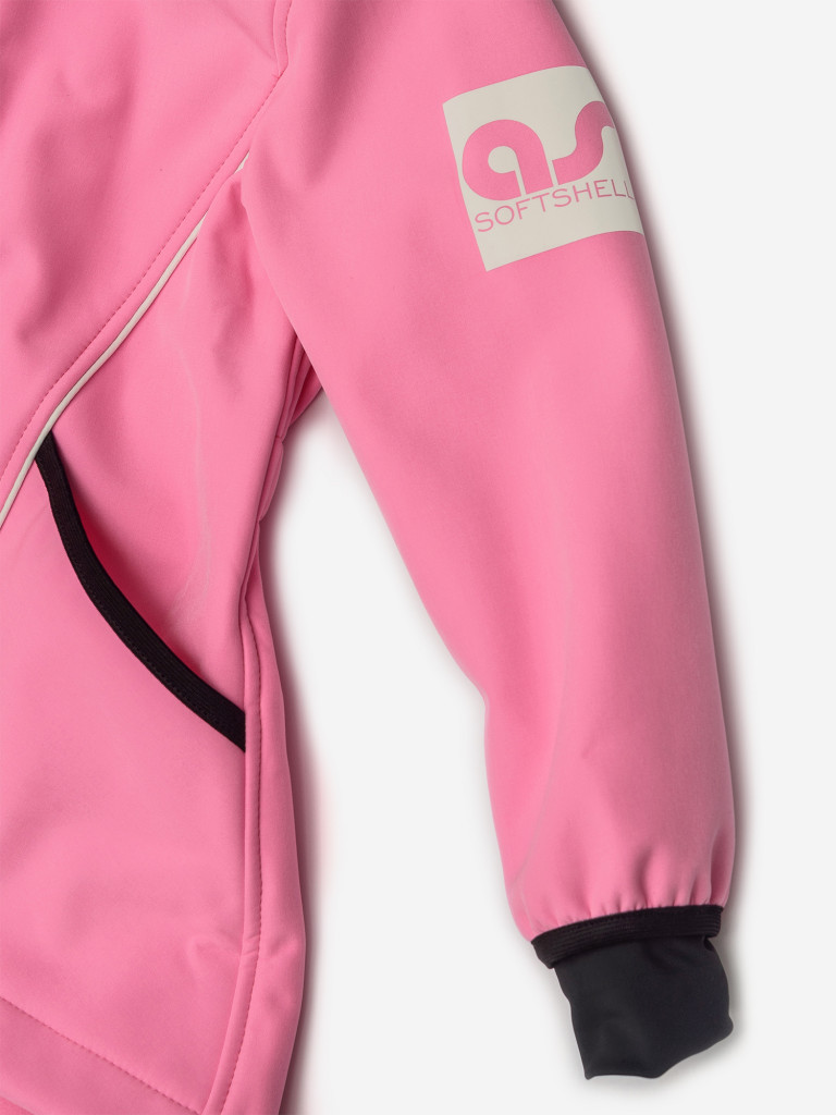 Ветровка Софтшелл SoftShell для девочки Artel арт. 61019 н.розовый цвет — купить за 3205 руб. со ...