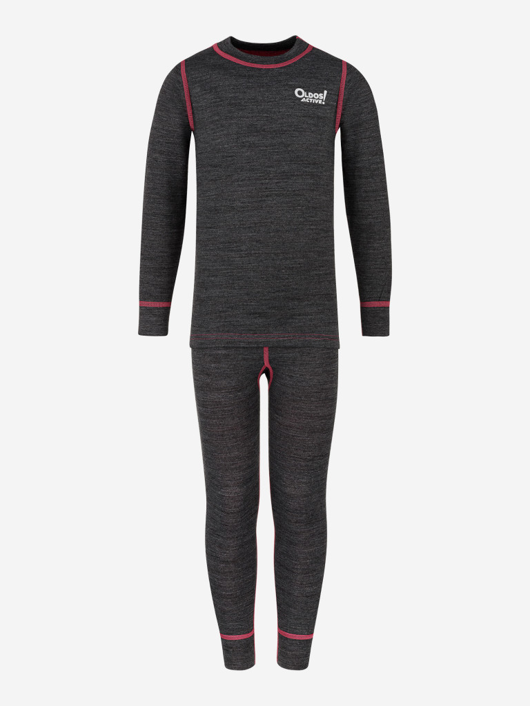 Комплект термобелья для девочек Oldos! арт. AOAW22SU2K114 темно-серый/роза цвет — купить за 1199 ...