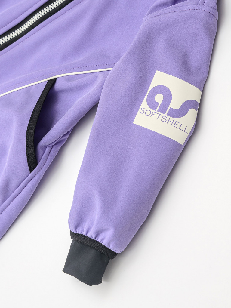 Ветровка Софтшелл SoftShell для девочки Artel фиолетовый цвет — купить за 3205 руб. со скидкой ...