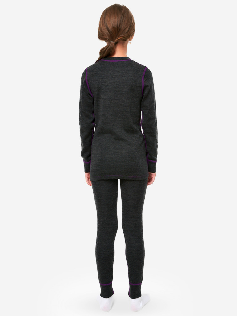 Комплект термобелья для девочки Oldos Т.СЕРЫЙ МЕЛАНЖ_ФУКСИЯ цвет — купить за 3499 руб. со ...