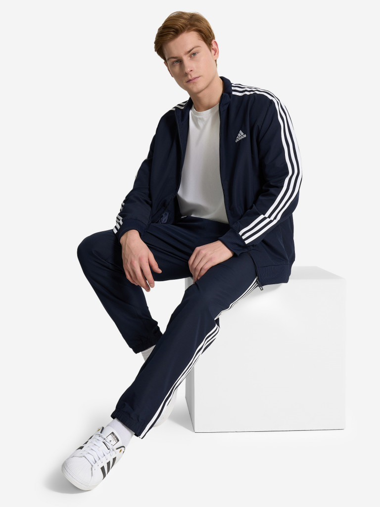 Костюм мужской adidas арт. IY6656 синий цвет — купить за 5499 руб. со ...