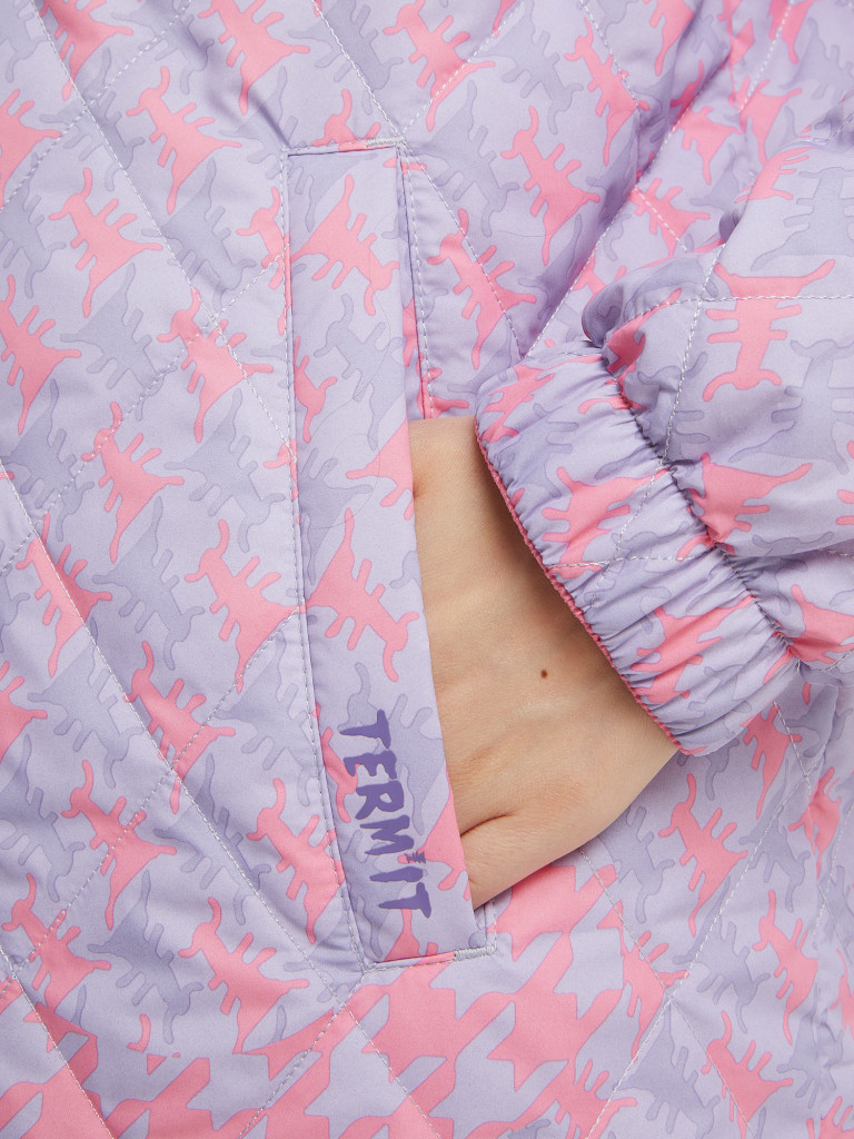 Куртка утепленная двусторонняя женская Termit арт. 128529 розовый/фиолетовый цвет — купить за ...