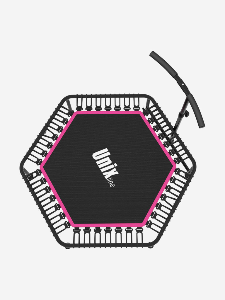 Батут спортивный UNIX Line Fitness 130 см, розовый Розовый цвет ...