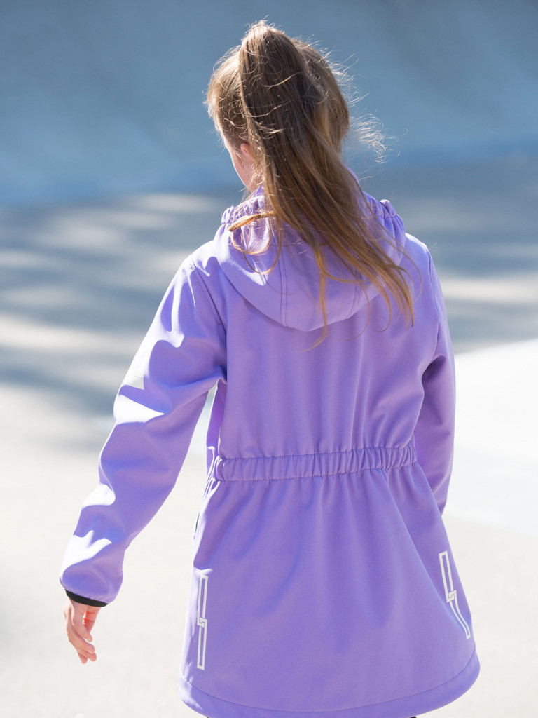 Ветровка Софтшелл SoftShell для девочки Artel фиолетовый цвет — купить за 3205 руб. со скидкой ...