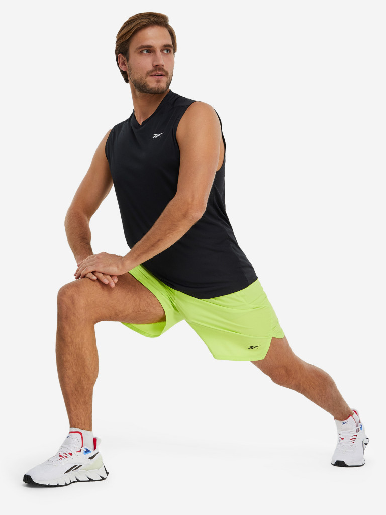 Майка мужская Reebok арт. HT1692 черный цвет — купить за 1199 руб. со ...