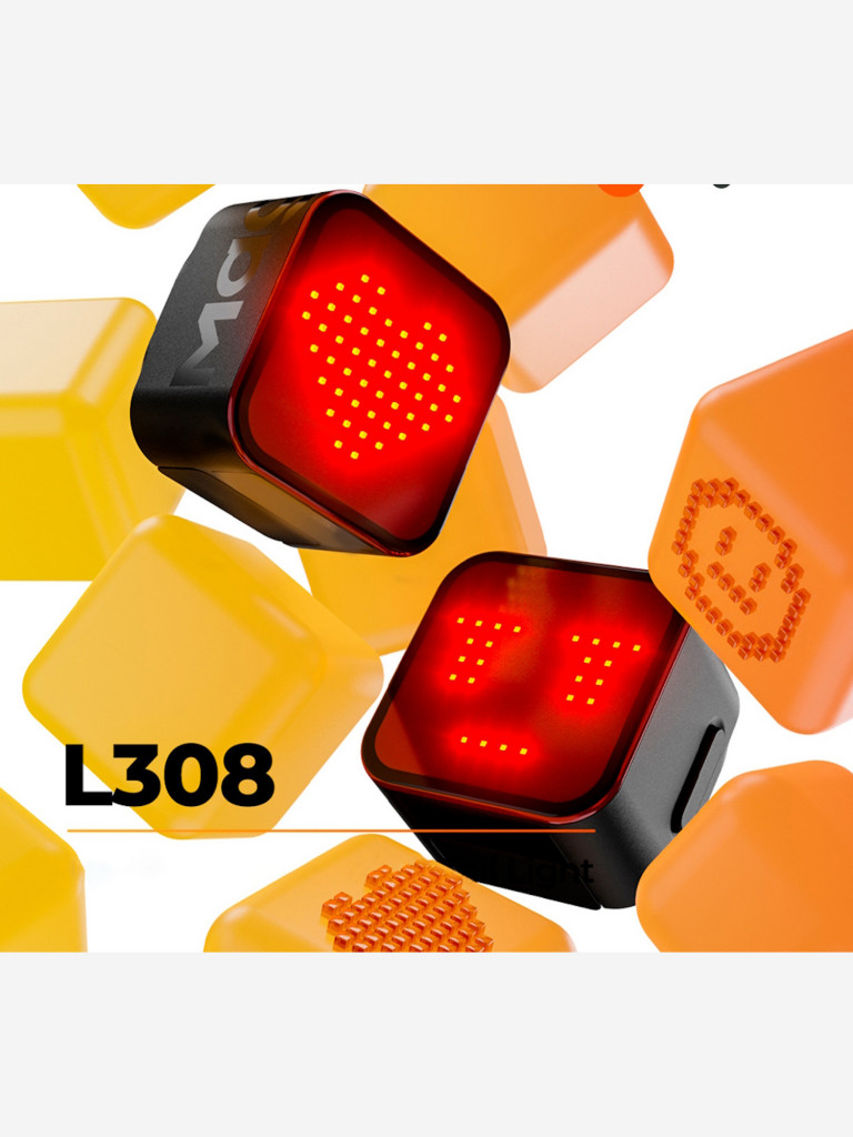 Умный велофонарь (с креплением на подседельный штырь) Magene L308 черный цвет — купить за 4290 ...