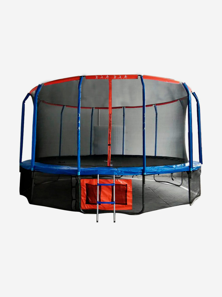 Батут DFC JUMP BASKET с сеткой 16FT-JBSK-B красный/синий цвет — купить ...