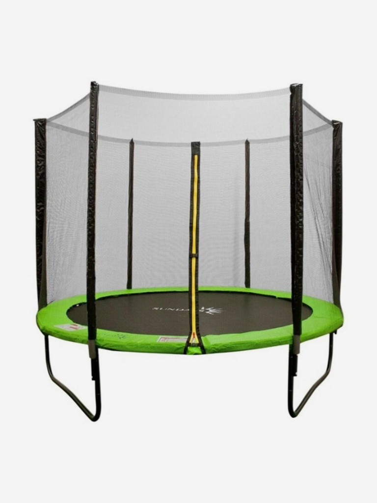 Батут Sundays Champion-D490 (с ограждением) Зеленый цвет — купить за ...