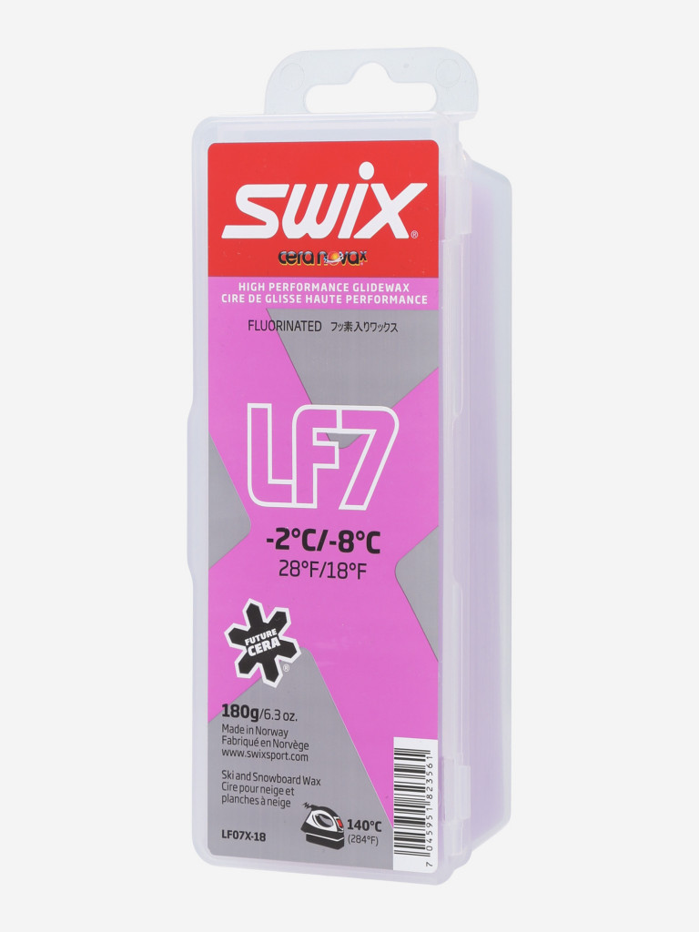 Мазь скольжения Swix LF7X, -2C/-8C, 180 г арт. LF07X-18 мультицвет цвет ...