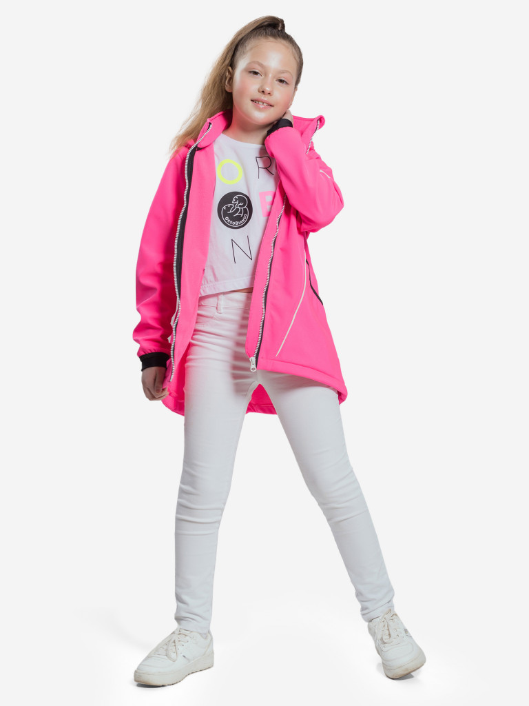 Ветровка Софтшелл SoftShell для девочки Artel ярк.розовый цвет — купить за 3205 руб. со скидкой ...