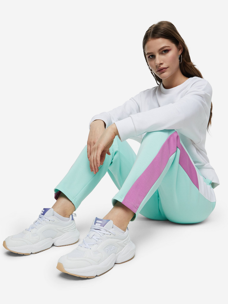 Брюки женские FILA арт. 120145 зеленый цвет — купить за 1199 руб. со скидкой 70 %, отзывы в ...