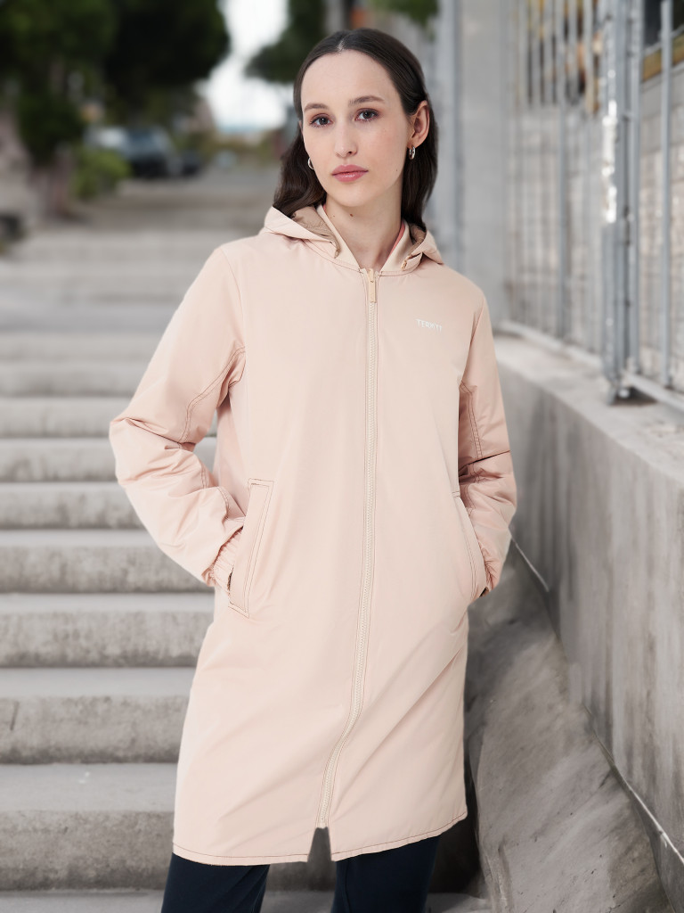 Куртка утепленная двусторонняя женская Termit арт. 131639 бежевый цвет — купить за 3999 руб. со ...