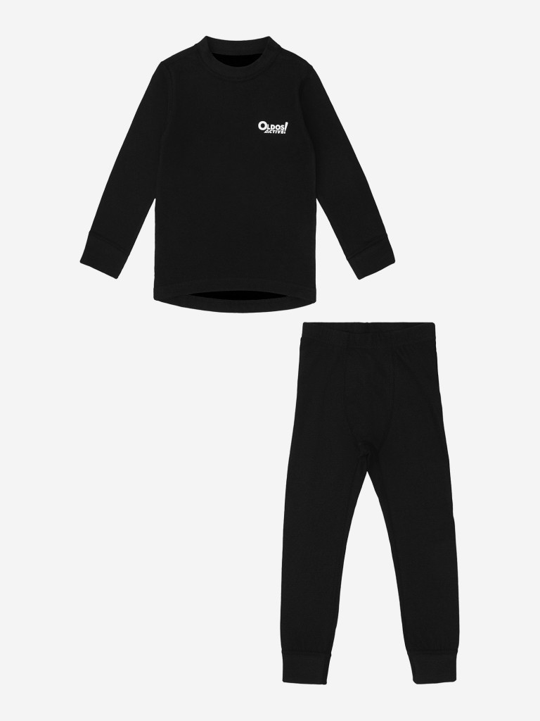 Комплект термобелья для мальчиков Oldos! арт. AOAW24SU1KC07 черный цвет — купить за 2399 руб. со ...