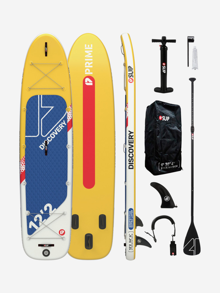 SUP PRIME 12'2*34"*6" DISCOVERY yellow арт. 50329ANGL желтый цвет ...