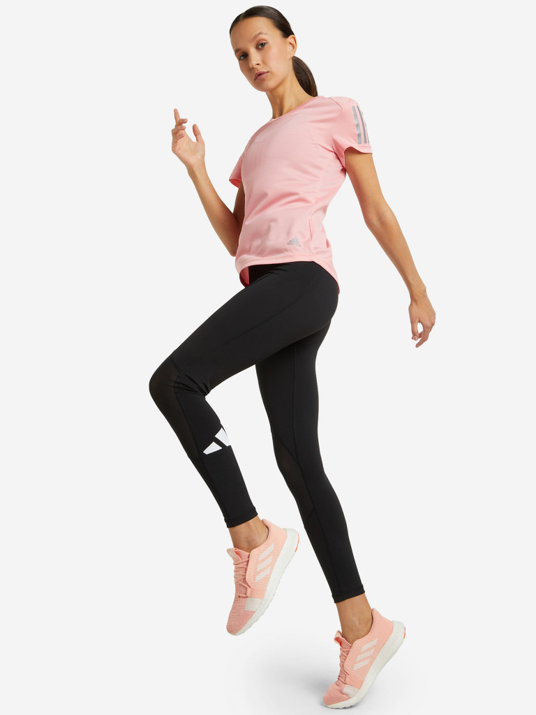 Футболка женская adidas Own The Run арт. FL7815 розовый цвет — купить ...