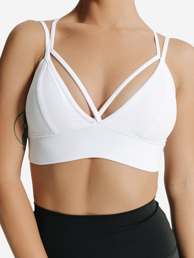 Топ спортивный женский Forstrong Light bra Белый цвет — купить за 2625 руб. со скидкой 9 % ...