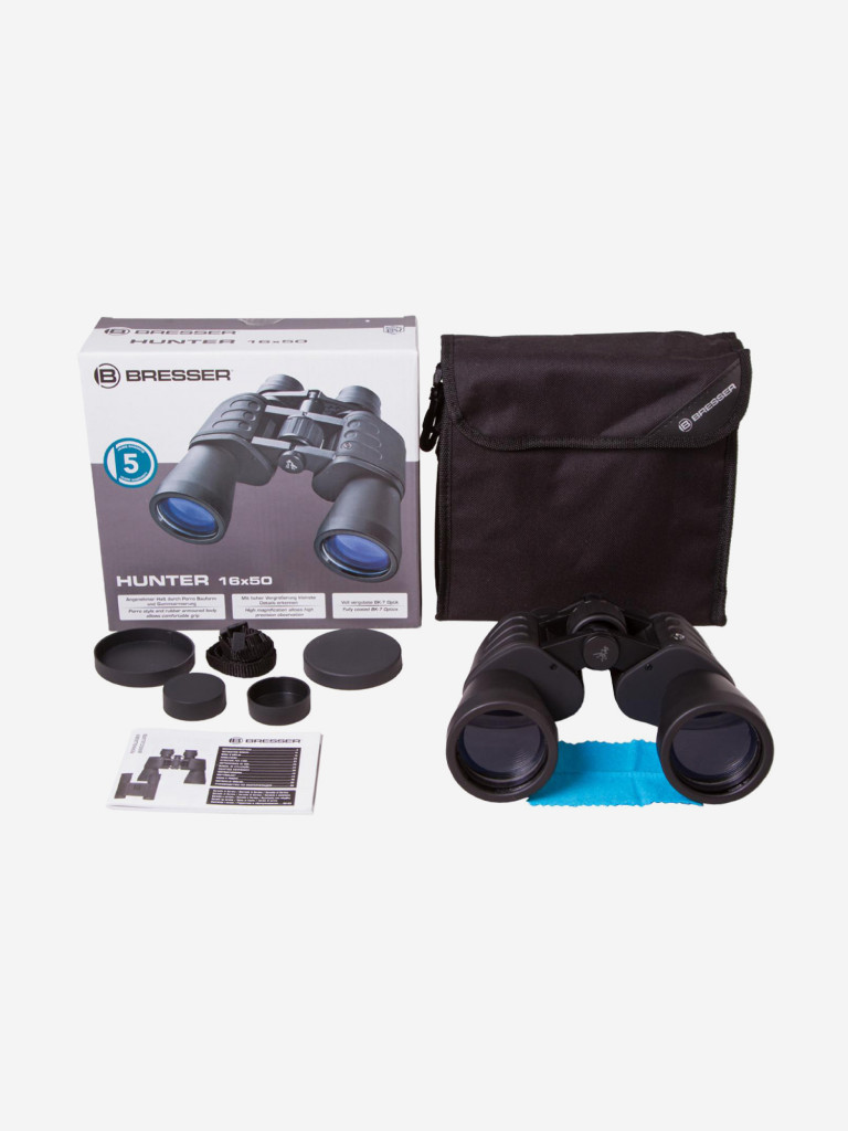 Бинокль Bresser Hunter 16x50 черный цвет — купить за 10990 руб., отзывы ...