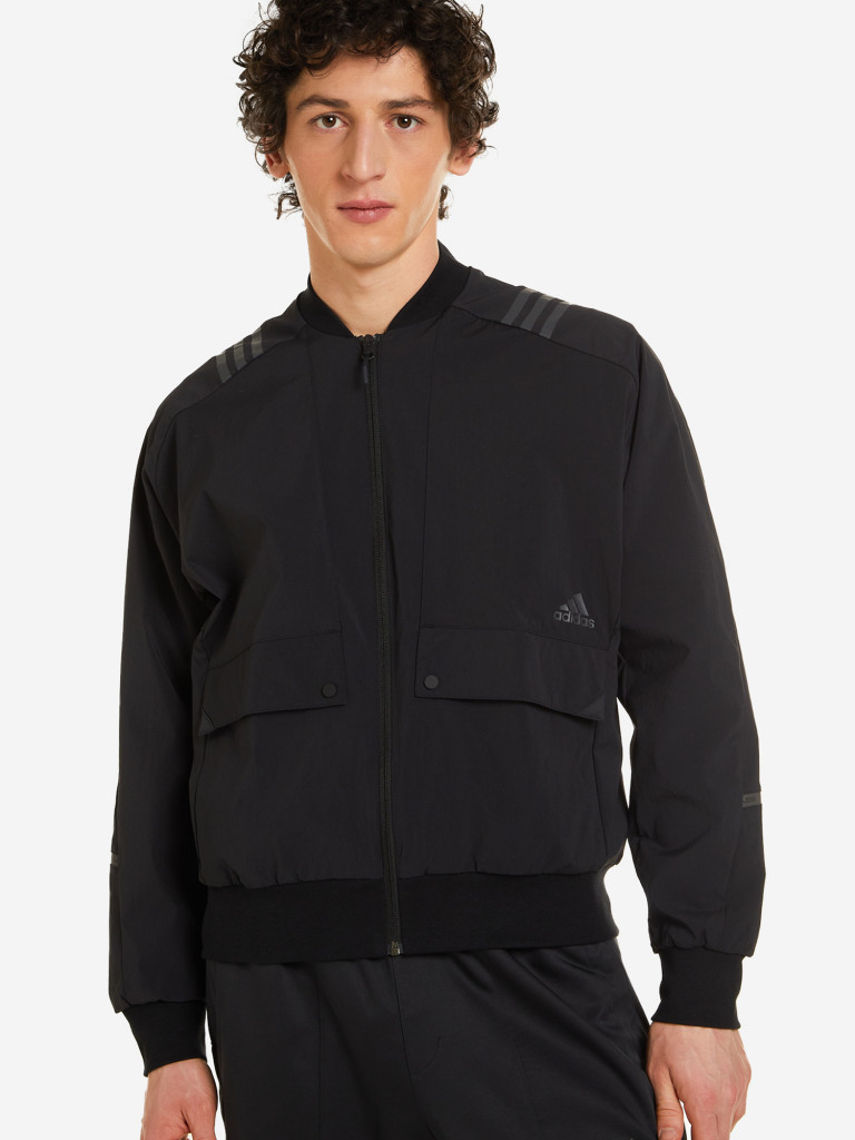 Ветровка мужская adidas арт. H40231 черный цвет — купить за 3249 руб ...