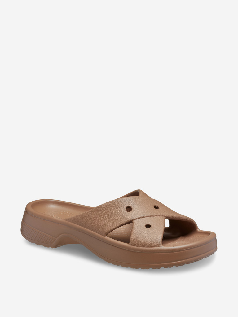 Сандалии женские Crocs Cl Womens Cross Strap арт. 210840 коричневый ...