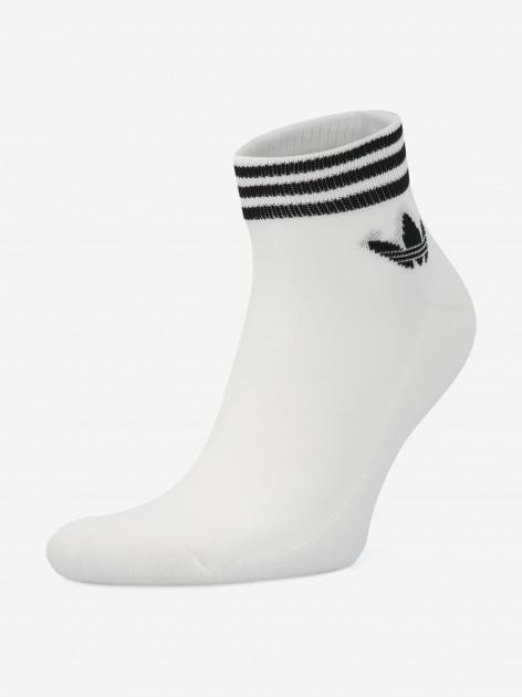 Носки adidas Trefoil, 3 пары арт. EE1152 белый/черный цвет — купить за ...