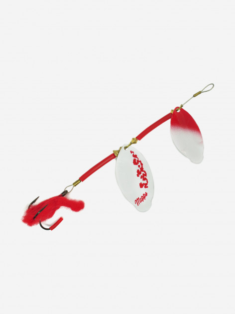 Блесна Mepps TANDEM BROCHET Red/White/Silver №3 блистер лимонный ...