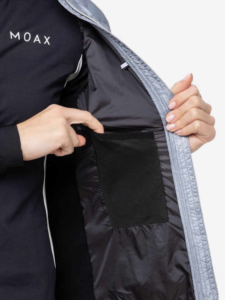 Куртка женская MOAXSPORT Royal серый меланж цвет — купить за 8990 руб., отзывы в интернет ...