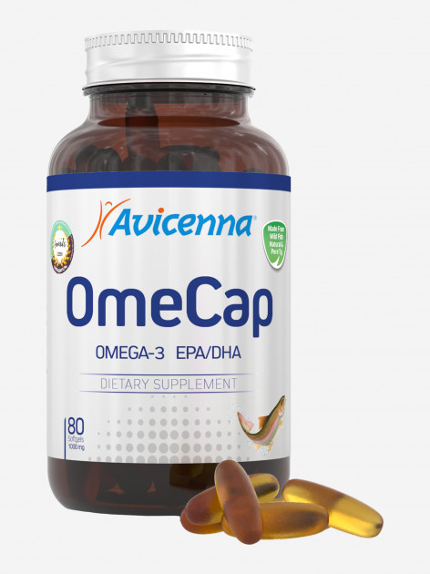 Avicenna® OmeCap Омега-3, концентрат ЭПК и ДГК для сердца, мозга и ...