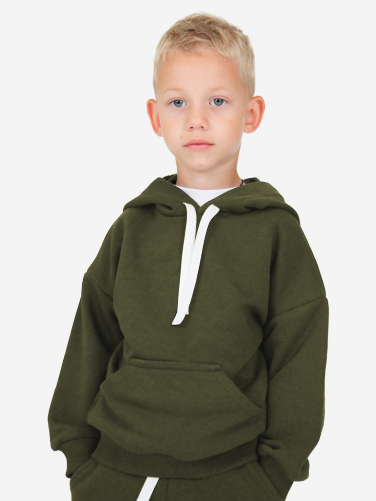 Костюм спортивный детский с капюшоном DAYLEON хаки цвет — купить за ...