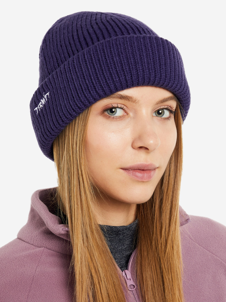 Шапка Termit черничный цвет — купить за 599 руб. со скидкой 50 %, отзывы в интернет-магазине ...