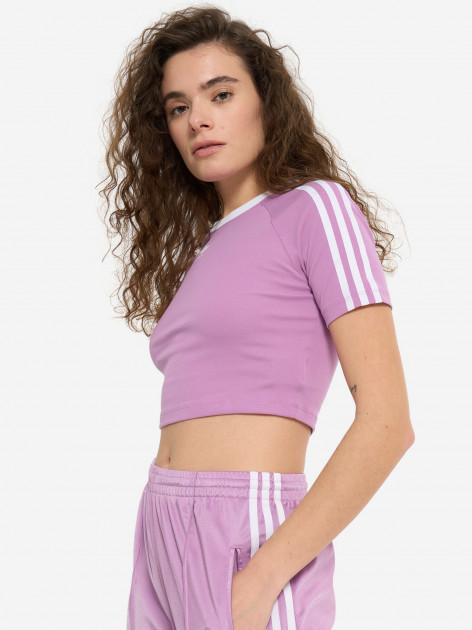 Футболка женская adidas арт. IY4753 сиреневый цвет — купить за 2449 руб ...
