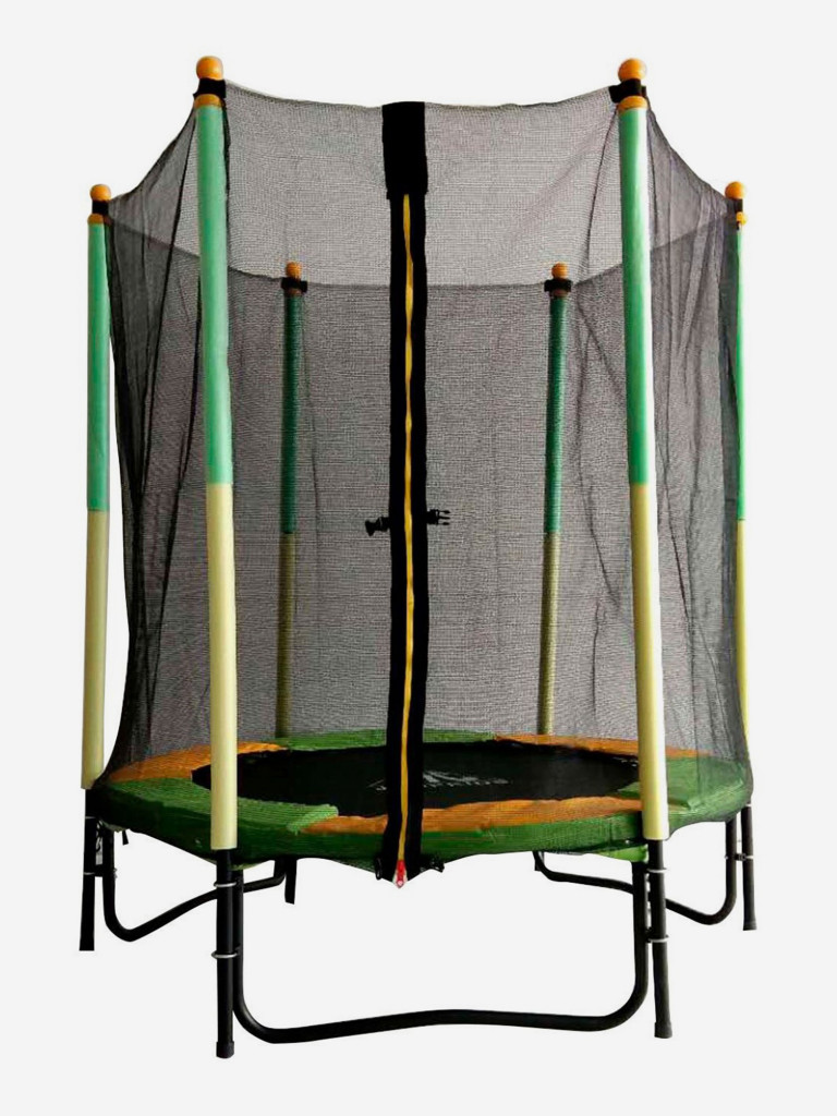 Батут DFC JUMP KIDS 55" зелено-желтый зелено-желтый цвет — купить за ...