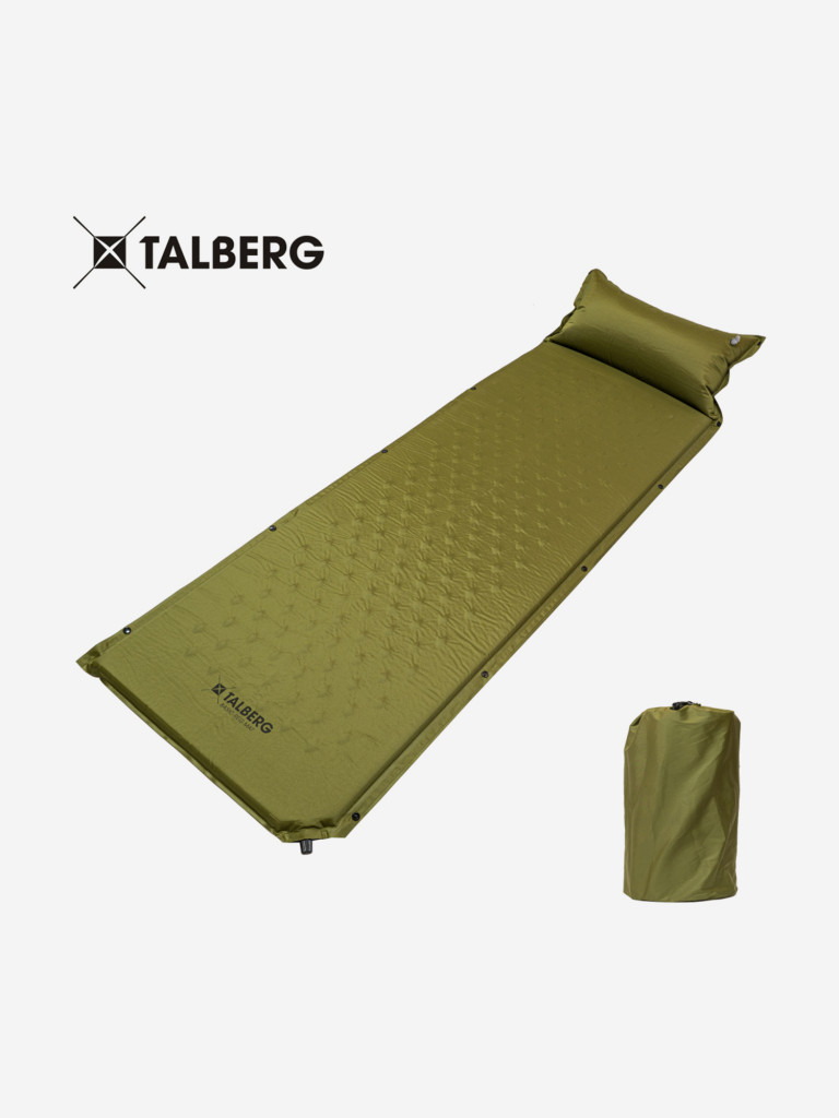 Коврик самонадувающийся BASIC REG MAT, 185х60х3,оливковый оливковый ...