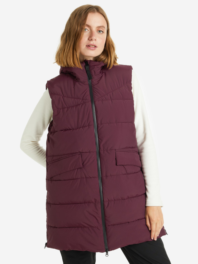 Жилет утепленный женский IcePeak Akene арт. 255958334IV бордовый цвет ...