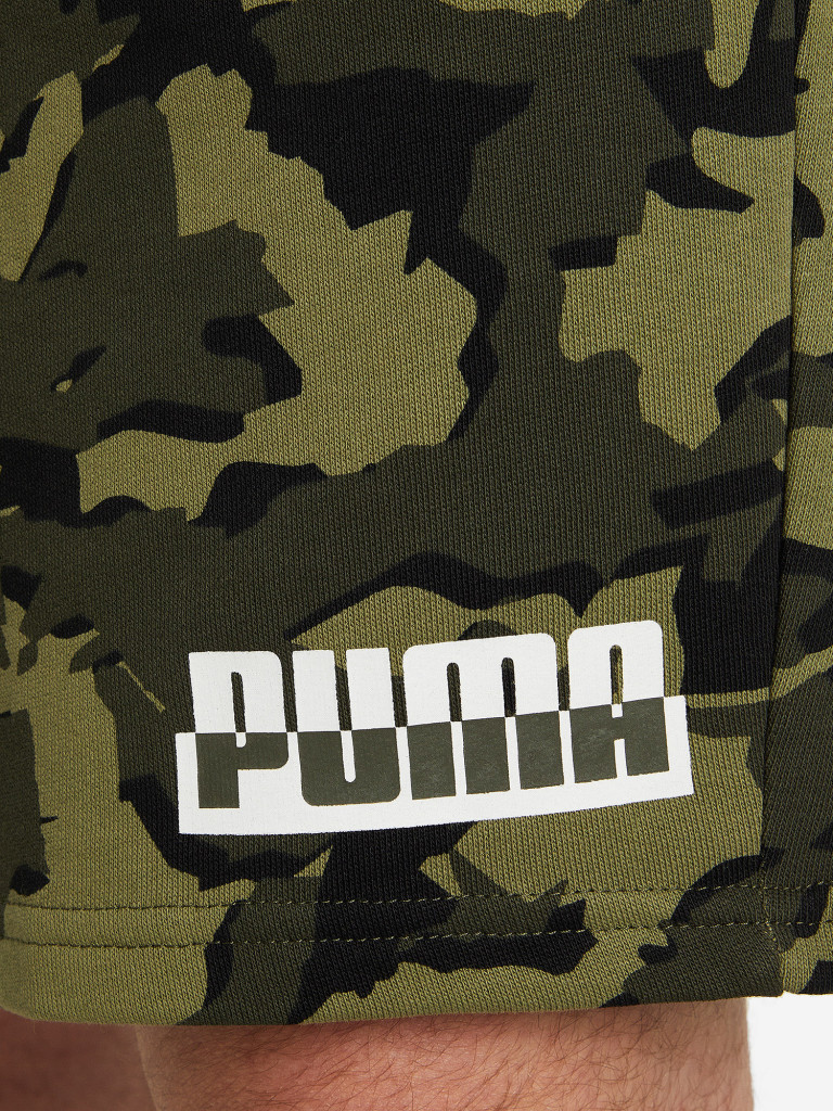 Шорты мужские PUMA Core Camo арт. 531501 зеленый цвет — купить за 1999 ...