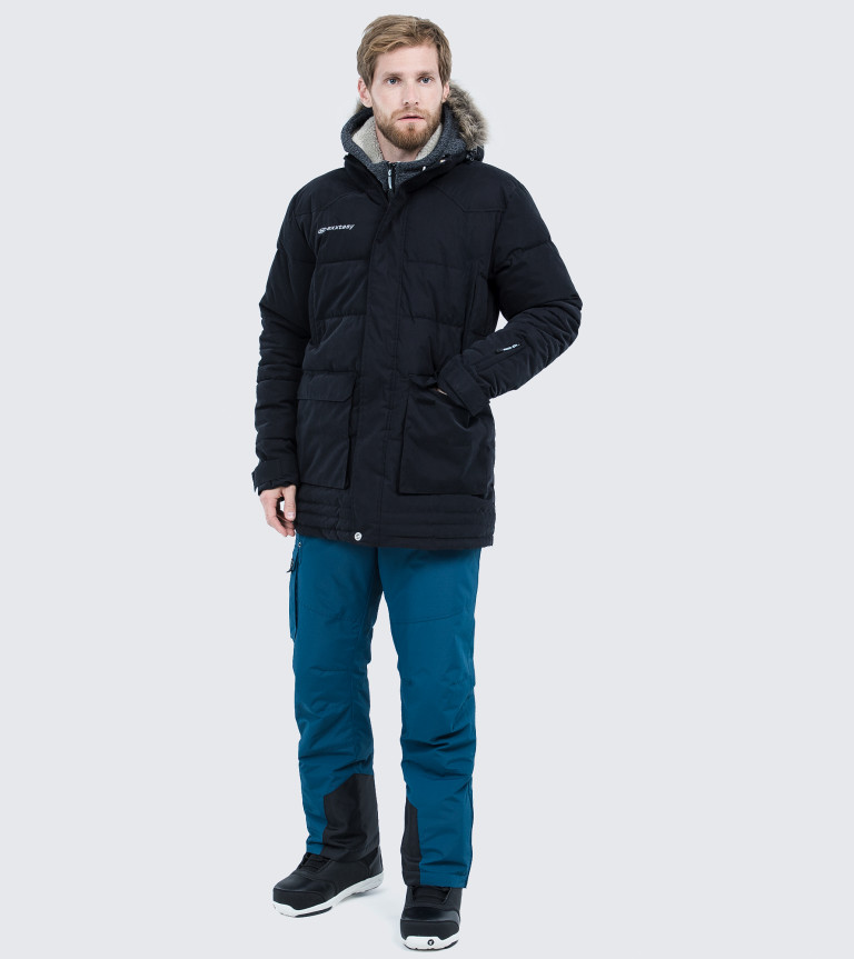 Куртка утепленная мужская Exxtasy Finsland арт. 29 425 0414 S черный ...