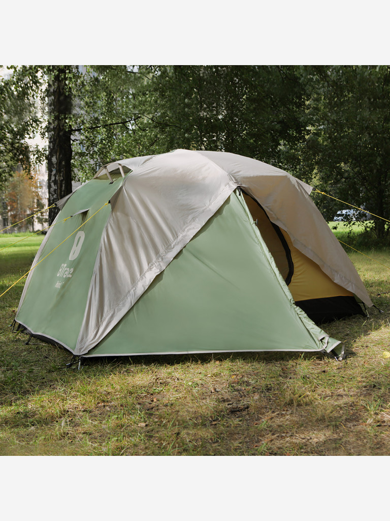 Палатка BTrace Point 2+, Зеленый/Бежевый Бежевый цвет — купить за 10490 руб., отзывы в интернет ...